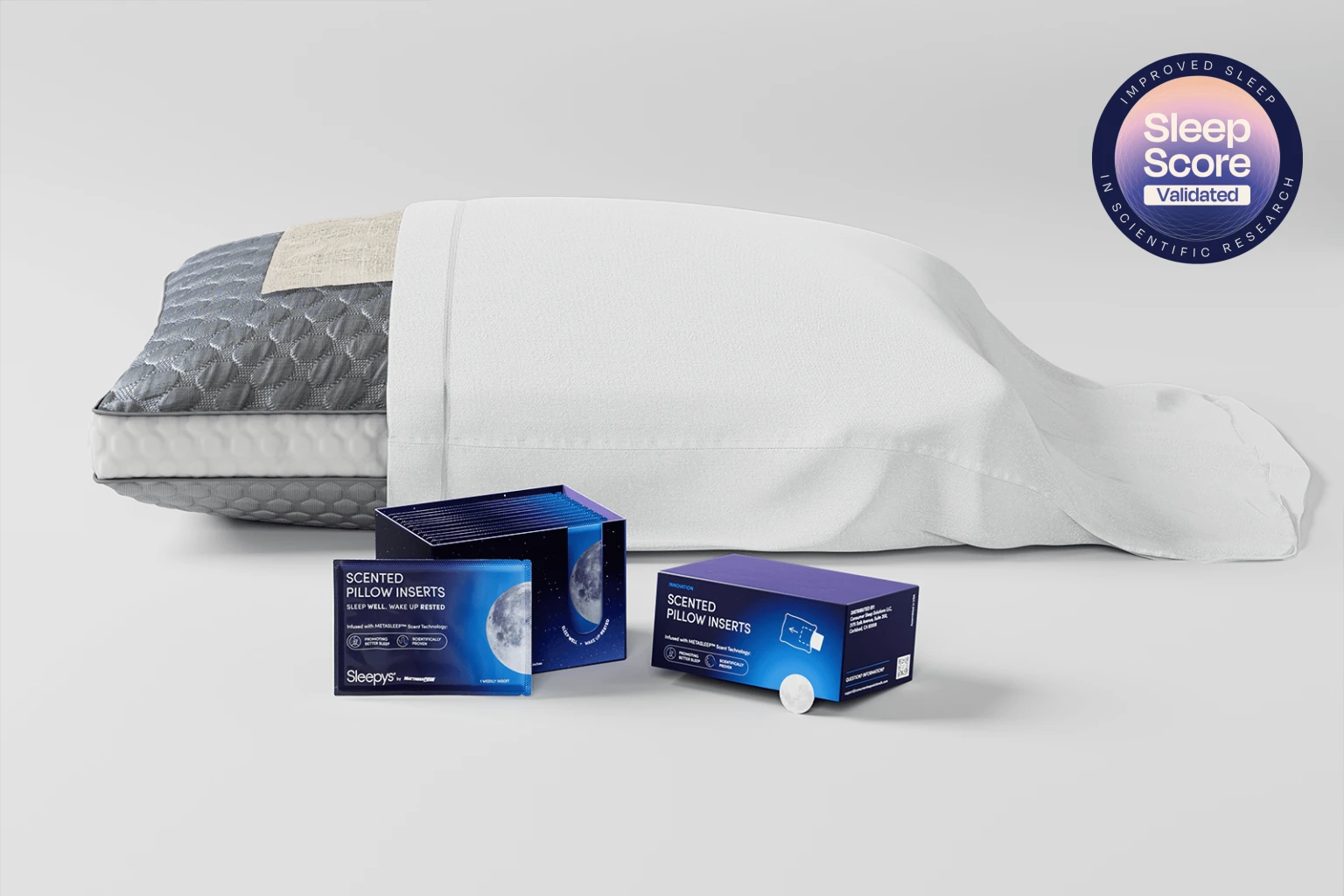 Introducing Sleepy's Scented Pillow Insert Validated by SleepScore